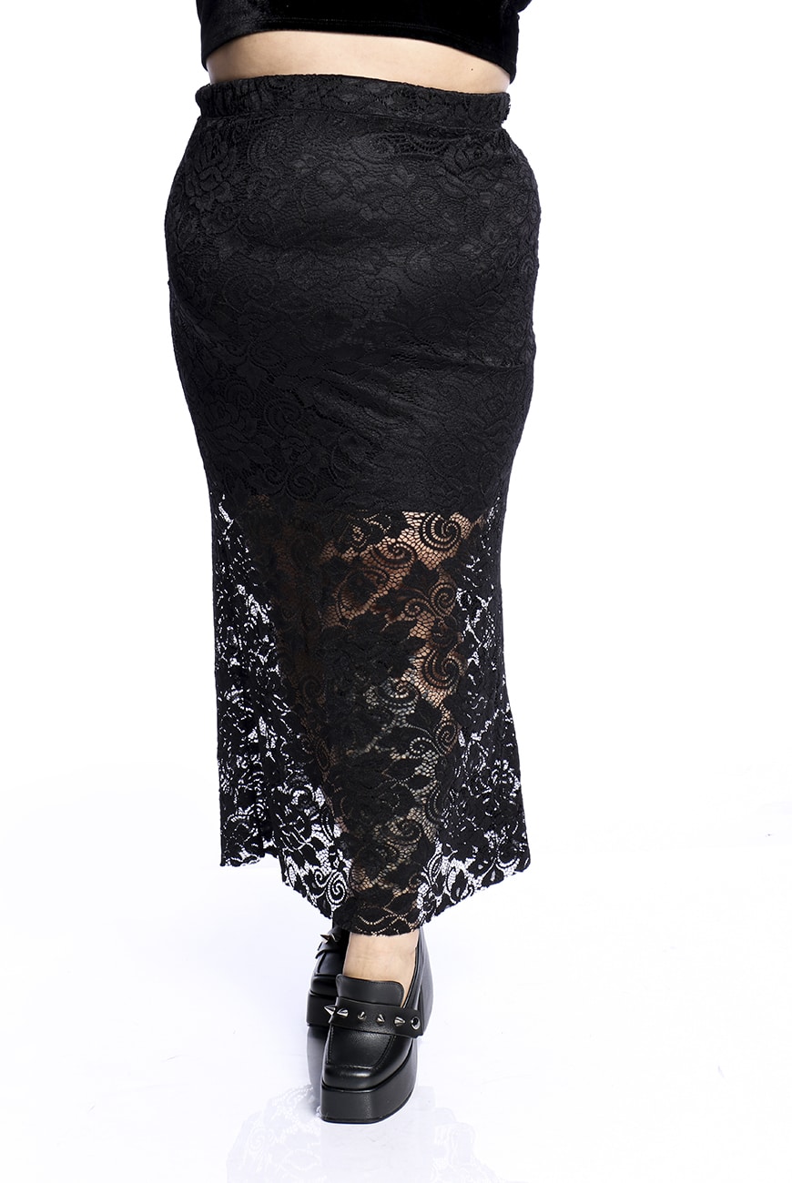 Saia Longa Blackwood Renda | Loja Reversa