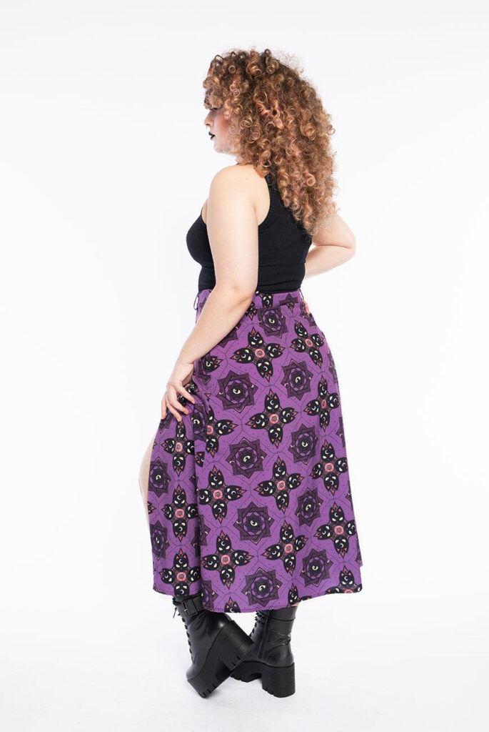 Saia Midi Kaleidoscat | Loja Reversa